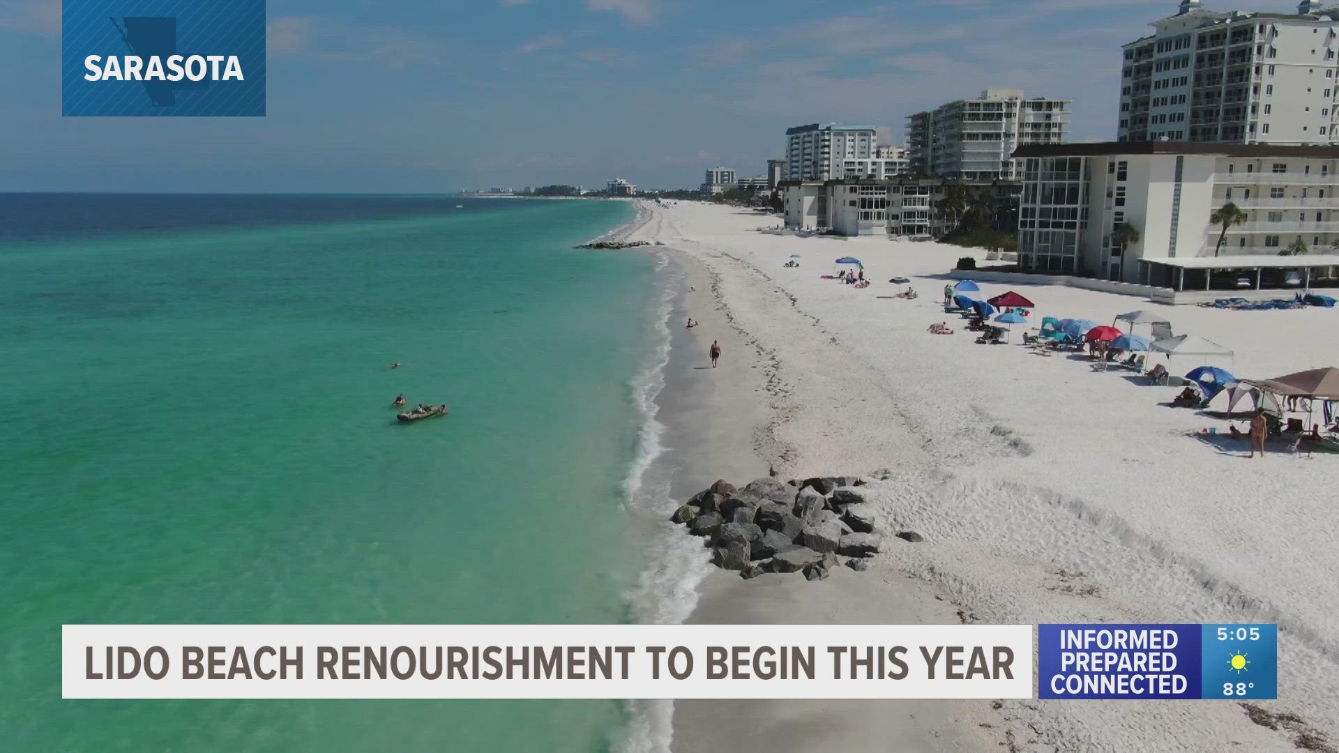 Sarasota announces Lido Beach renourishment to begin late 2025 for hurricane recovery | wtsp.com