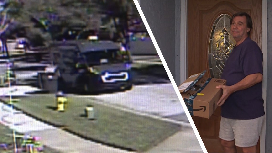 Amazon delivery driver caught dumping packages in trash | wtsp.com