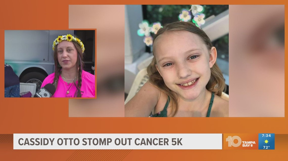 Cassidy Otto stomp out cancer 5k | wtsp.com