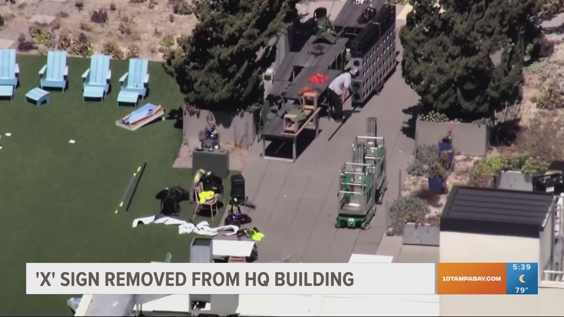 'X' sign removed from San Francisco headquarters | wtsp.com