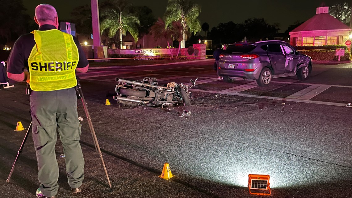 Motorcyclist killed after crashing into SUV in Lakeland | wtsp.com