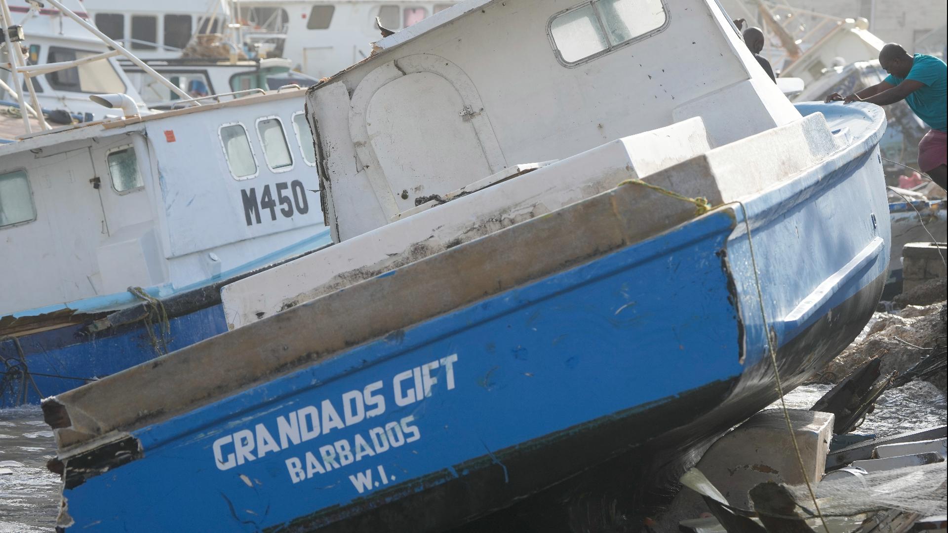 Hurricane Beryl damages boats and docks in Barbados | wtsp.com