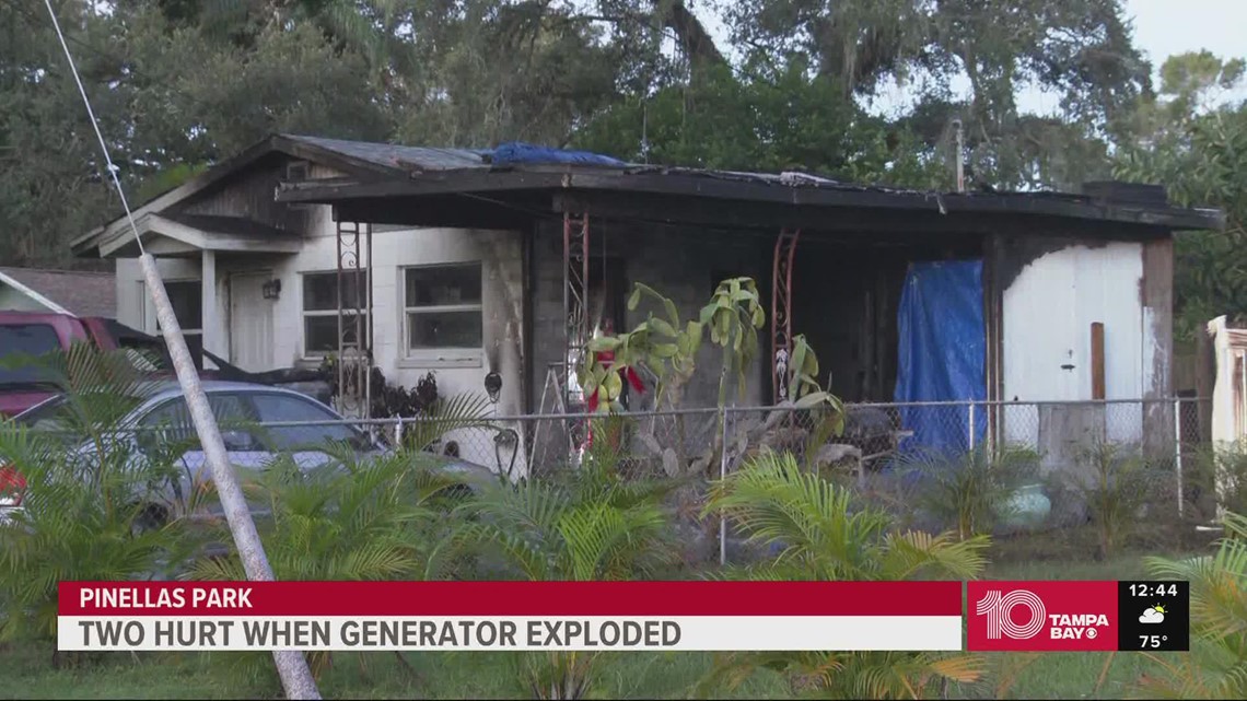 Generator starts house fire in Pinellas County | wtsp.com