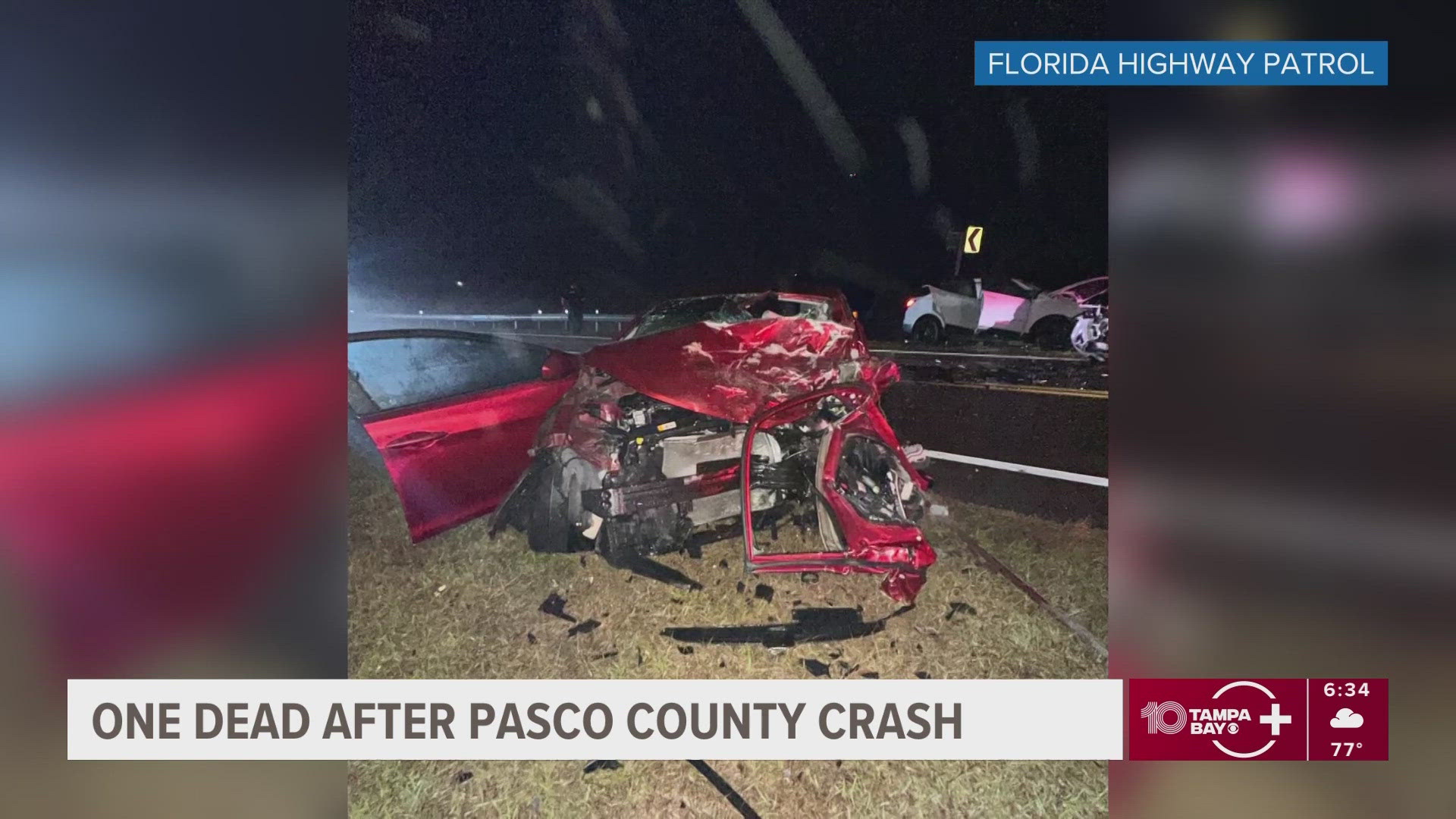 1 dead, 1 injured in multi-vehicle Pasco County crash | wtsp.com