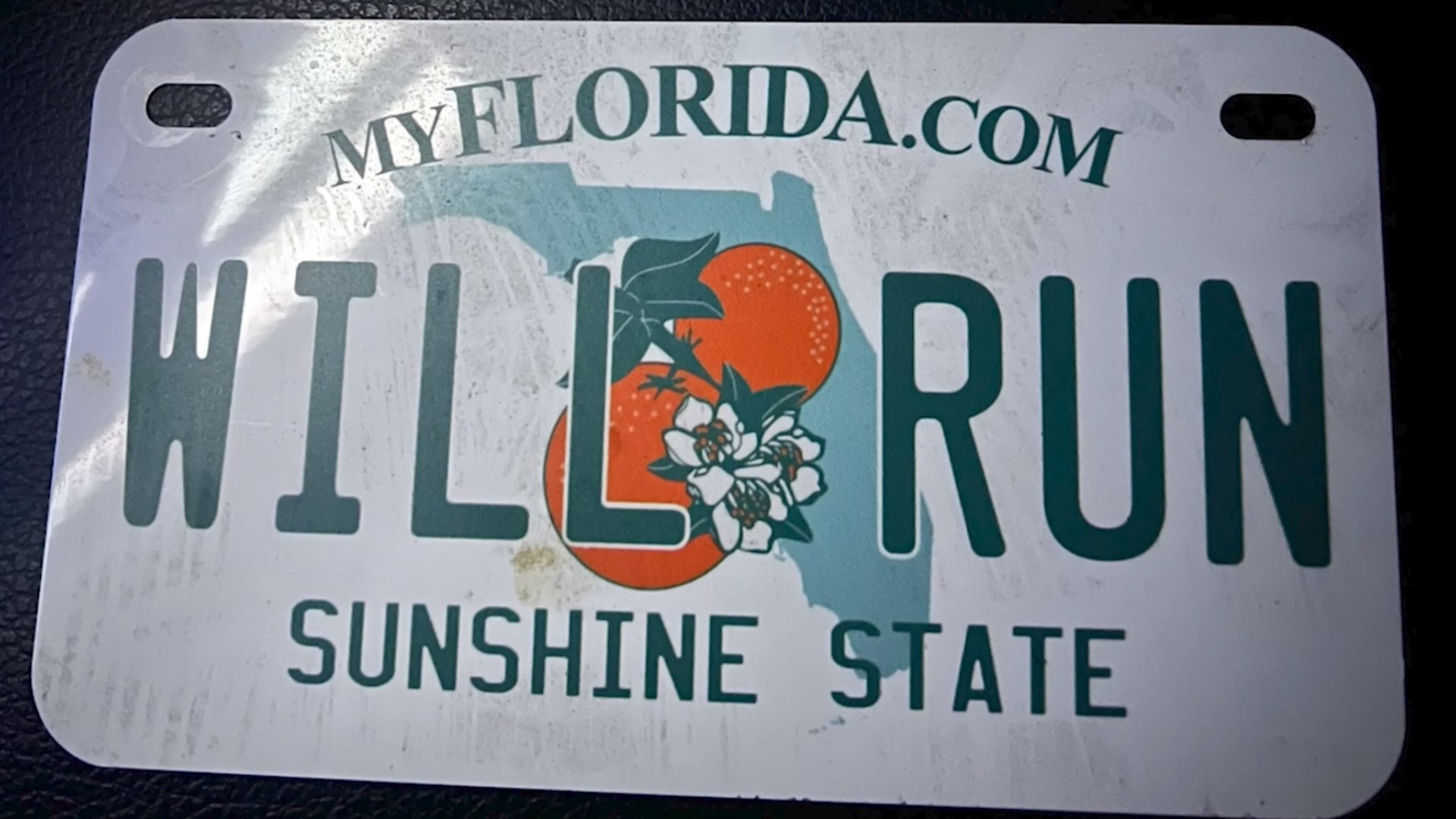 Motorcyclist arrested in Florida with 'WILL RUN' license plate | wtsp.com