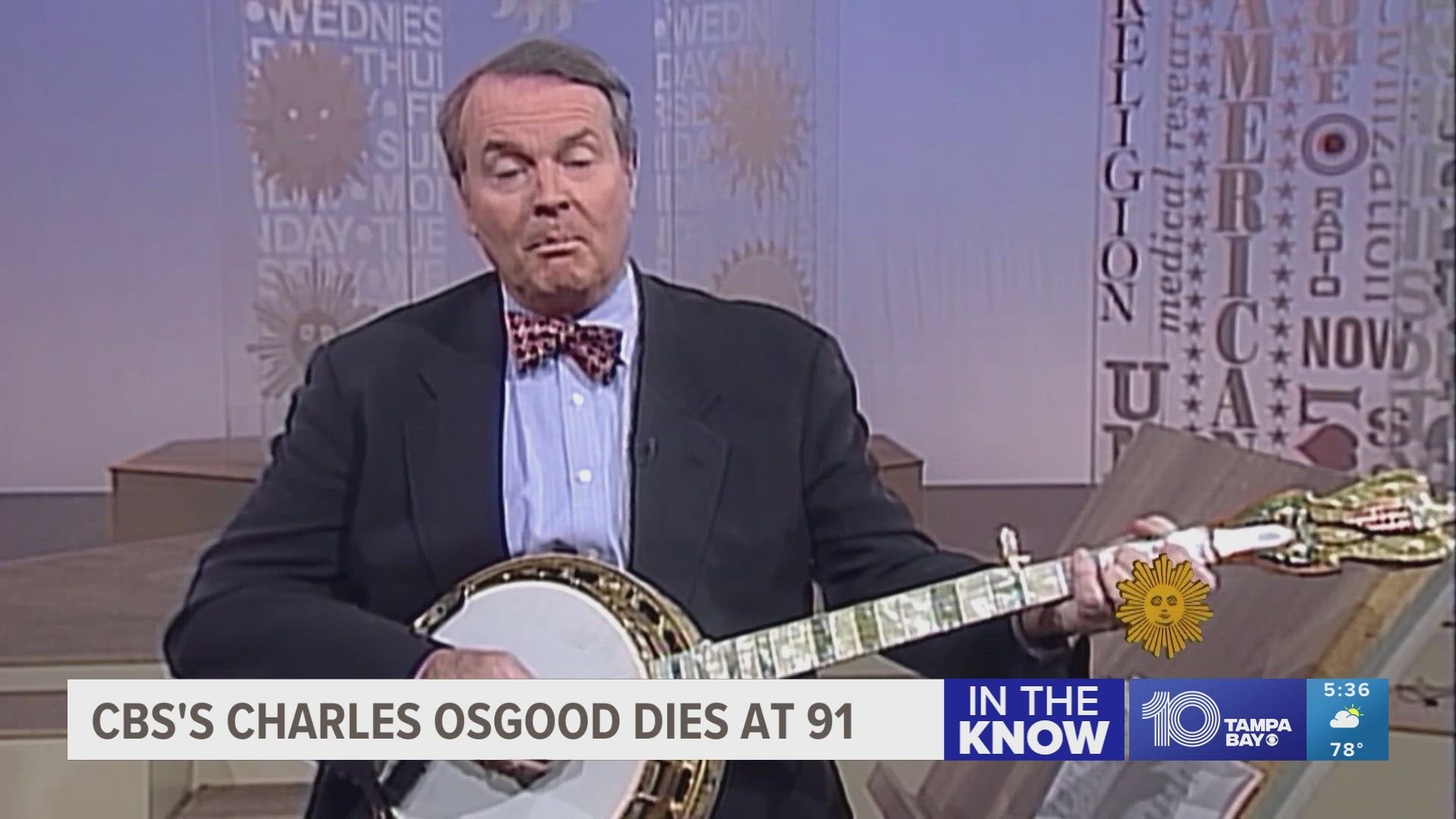 Veteran TV and radio news host Charles Osgood dies at 91 | wtsp.com