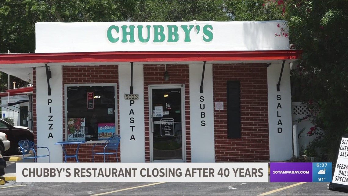 Tampa's Chubby's restaurant to close after more than 40 years in ...