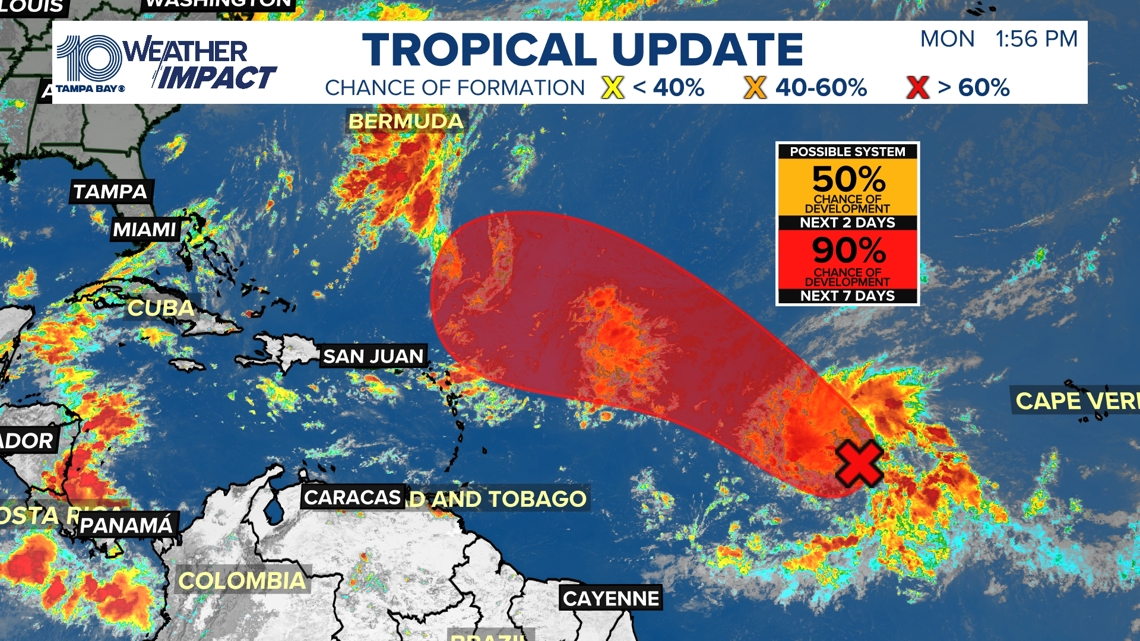Tracking the Tropics: National Hurricane Center watching wave off ...