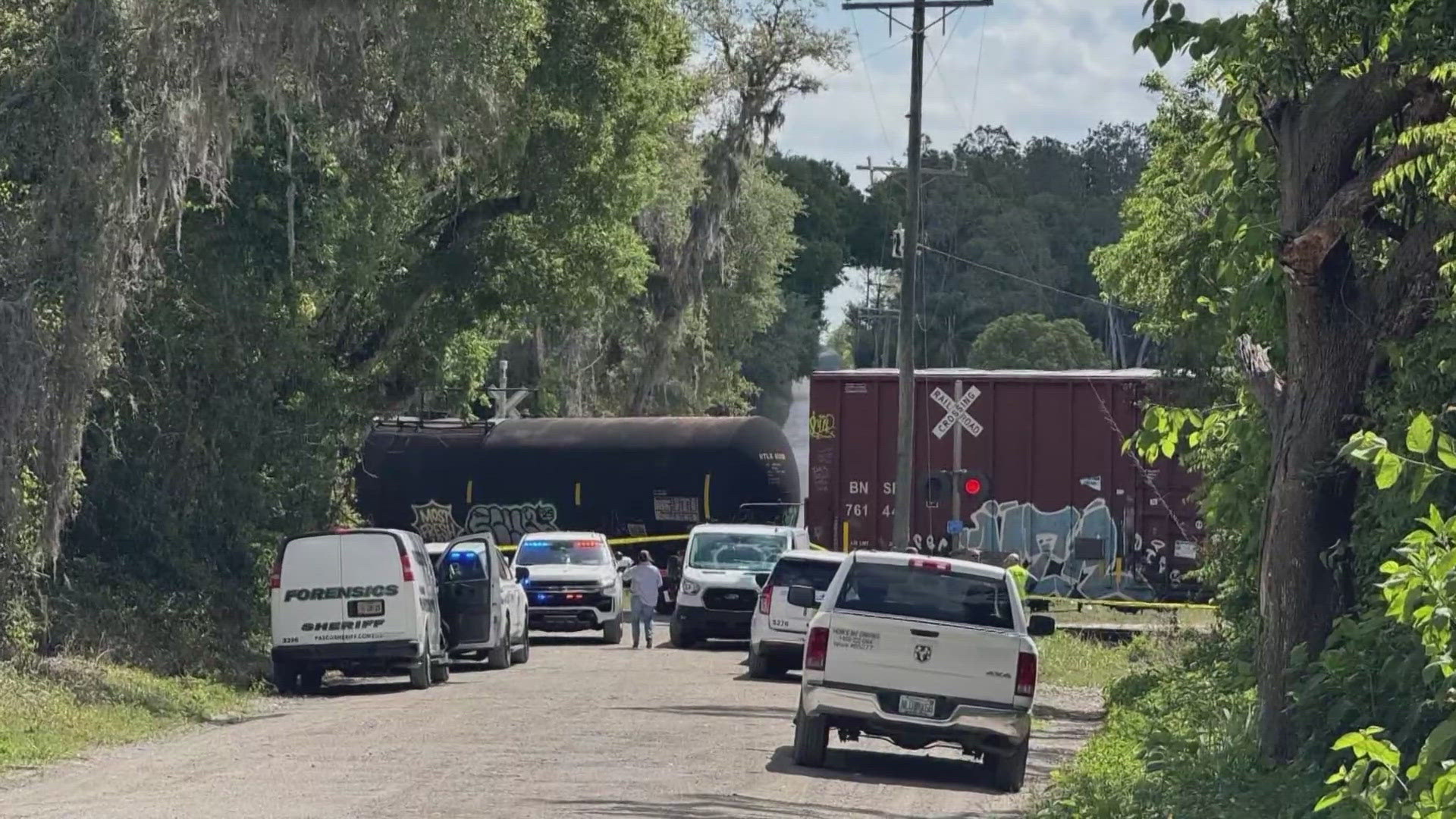 Deputies: Person dead after train vs. pedestrian crash in Pasco County ...