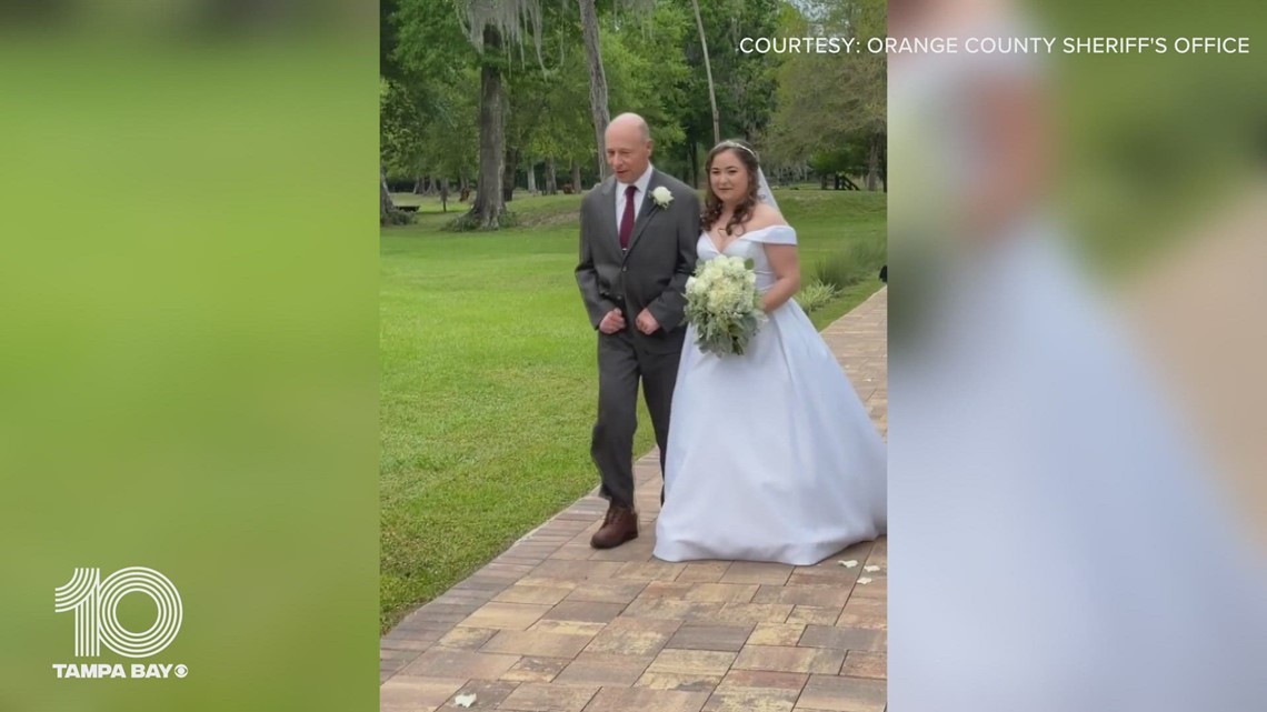 Florida Deputy Walks Daughter Down Aisle After Learning To Walk Again