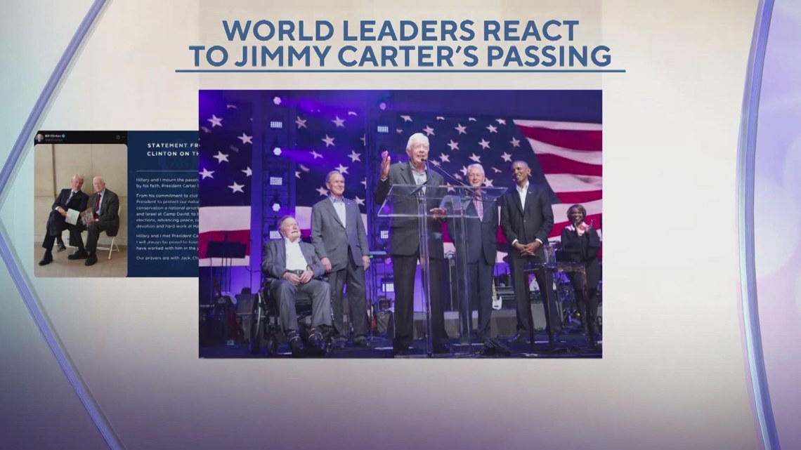 World leaders reflect on Jimmy Carter's life | wtsp.com