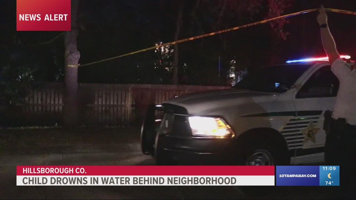 HCSO: Child drowns in body of water near Tampa home | wtsp.com