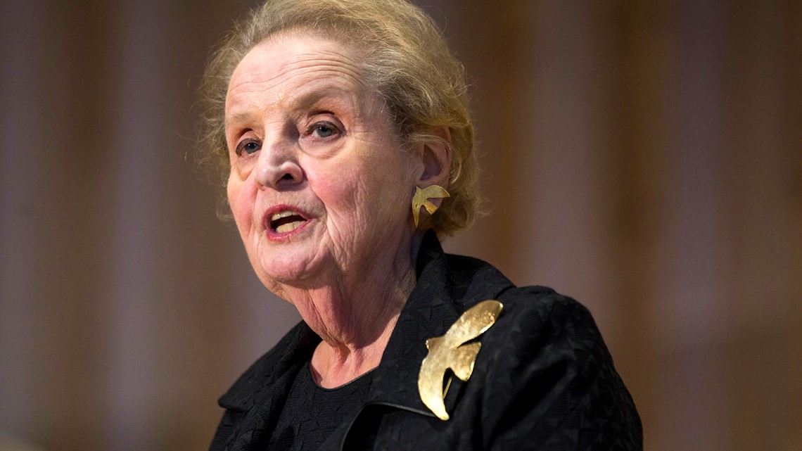 What was the meaning behind Madeleine Albright's brooches? | wtsp.com
