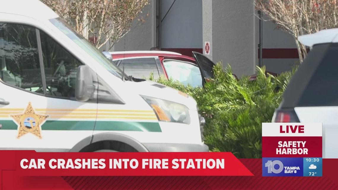 Car crashes into Safety Harbor fire station | wtsp.com