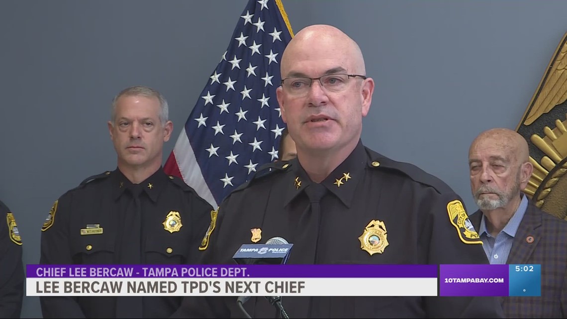 Lee Bercaw named Tampa's new police chief | wtsp.com