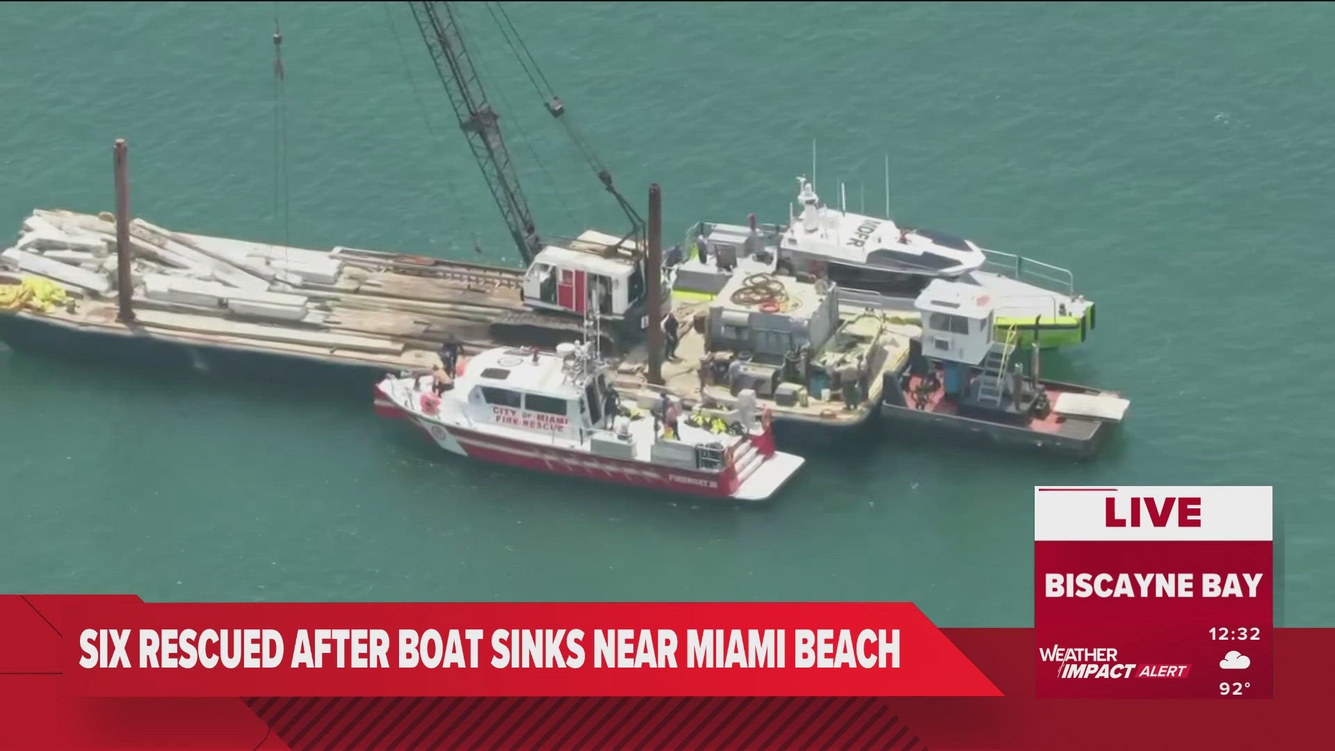 2 kids dead after barge hits sailboat in Miami | wtsp.com