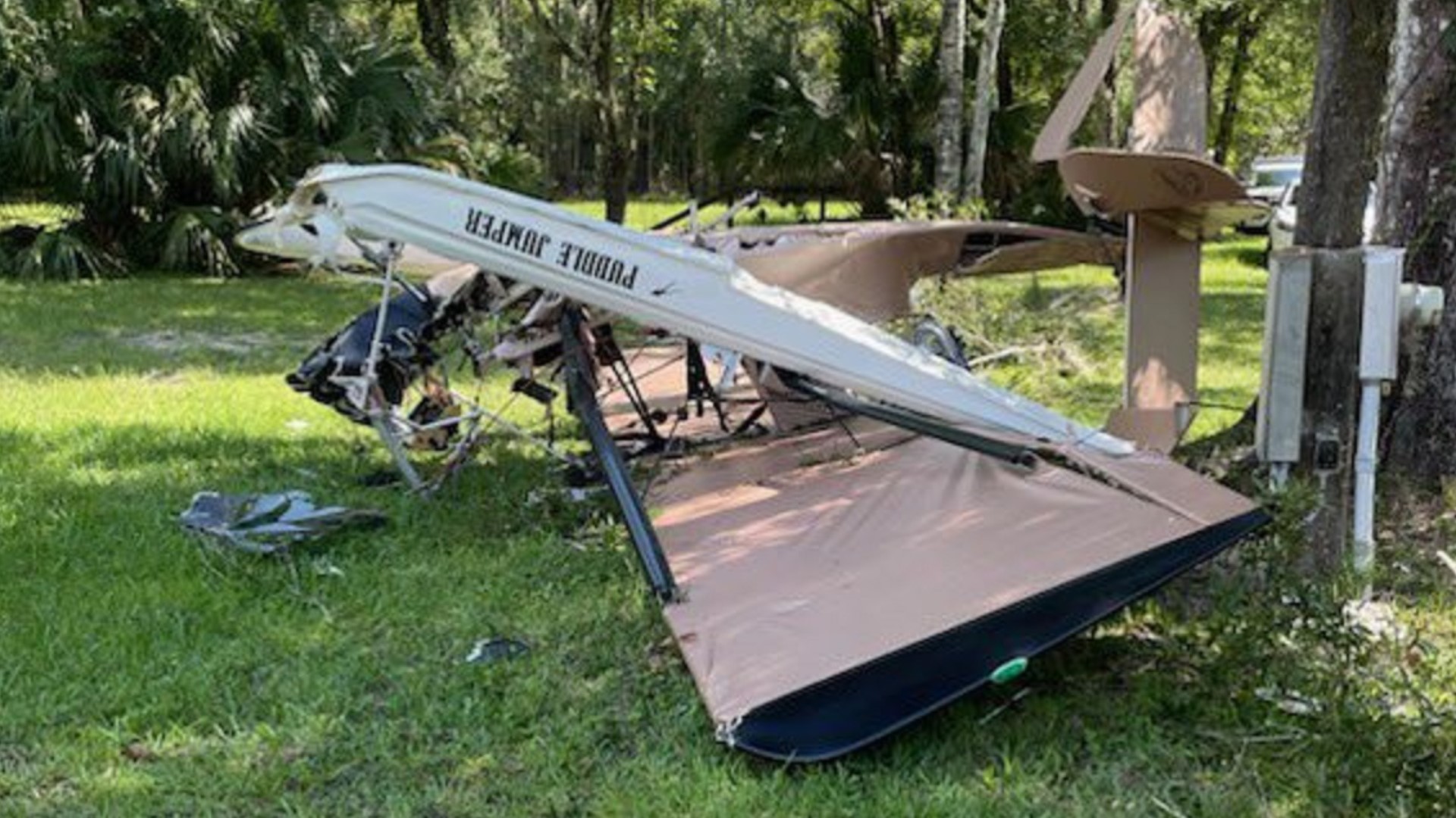 Plane crashes into Central Florida yard after engine trouble | wtsp.com