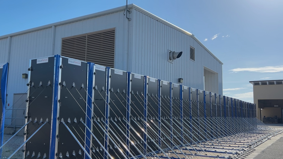 St. Pete installs $700K flood barrier to protect critical wastewater ...