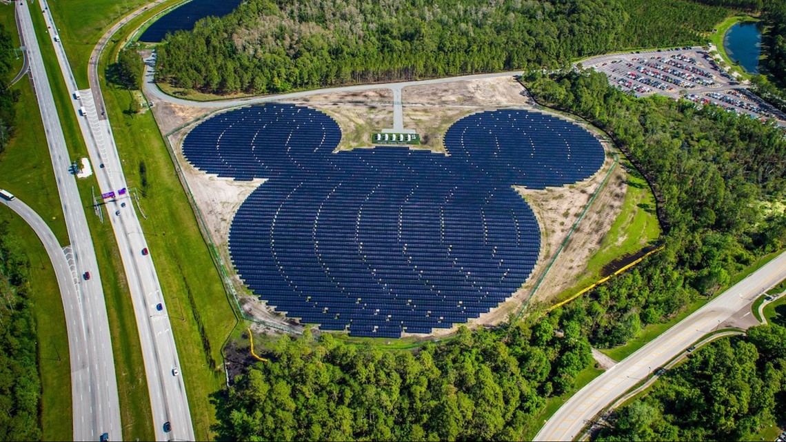 Disney plans Mickey Mouse shaped solar farm in Central Florida | wtsp.com