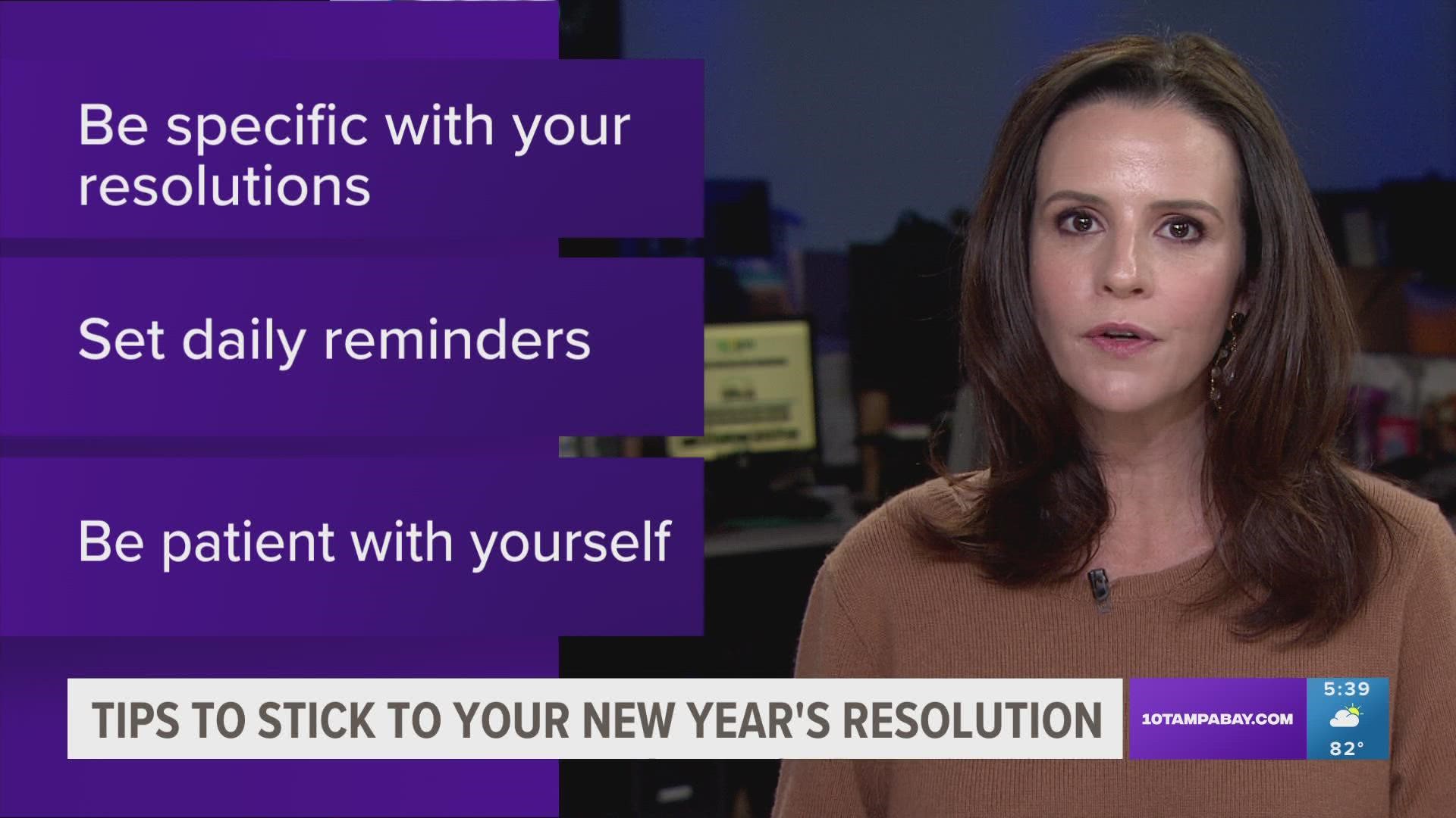 How to make your 2023 New Year's resolutions stick | wtsp.com