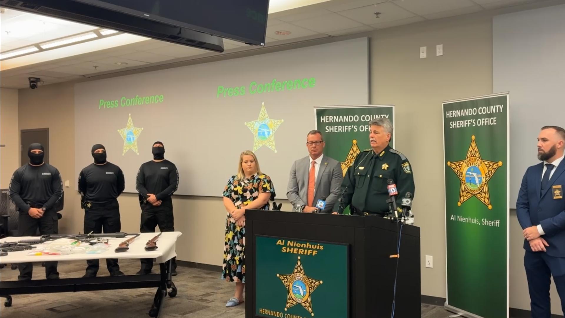 Hernando sheriff announces 22 arrests on drug trafficking, RICO charges ...