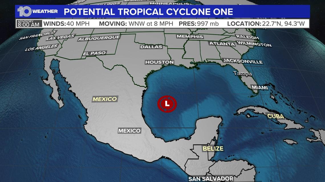 Tracking the Tropics: Potential Tropical Cyclone 1 in the Gulf | wtsp.com