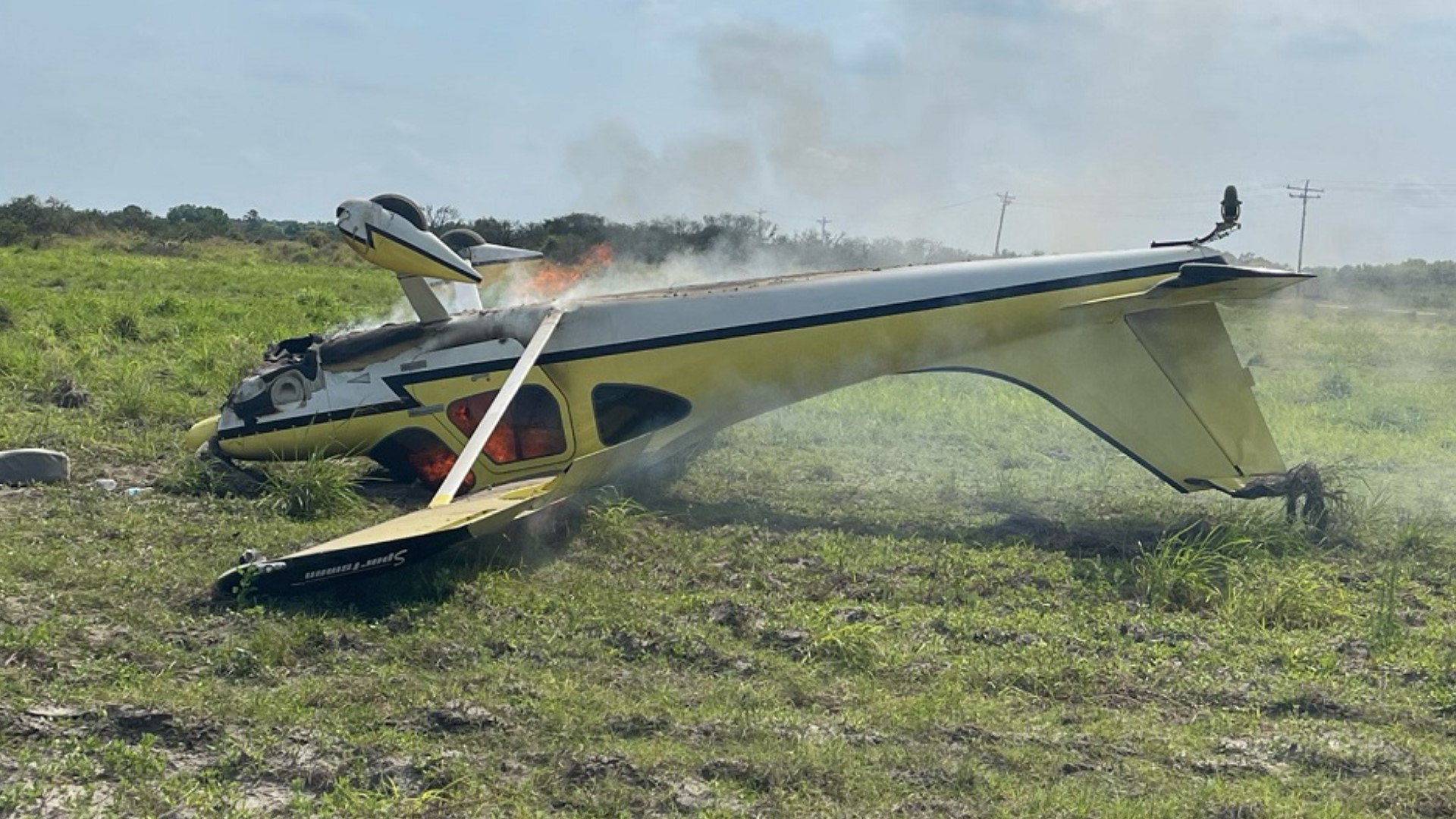 Crews respond to aircraft found in flames | wtsp.com