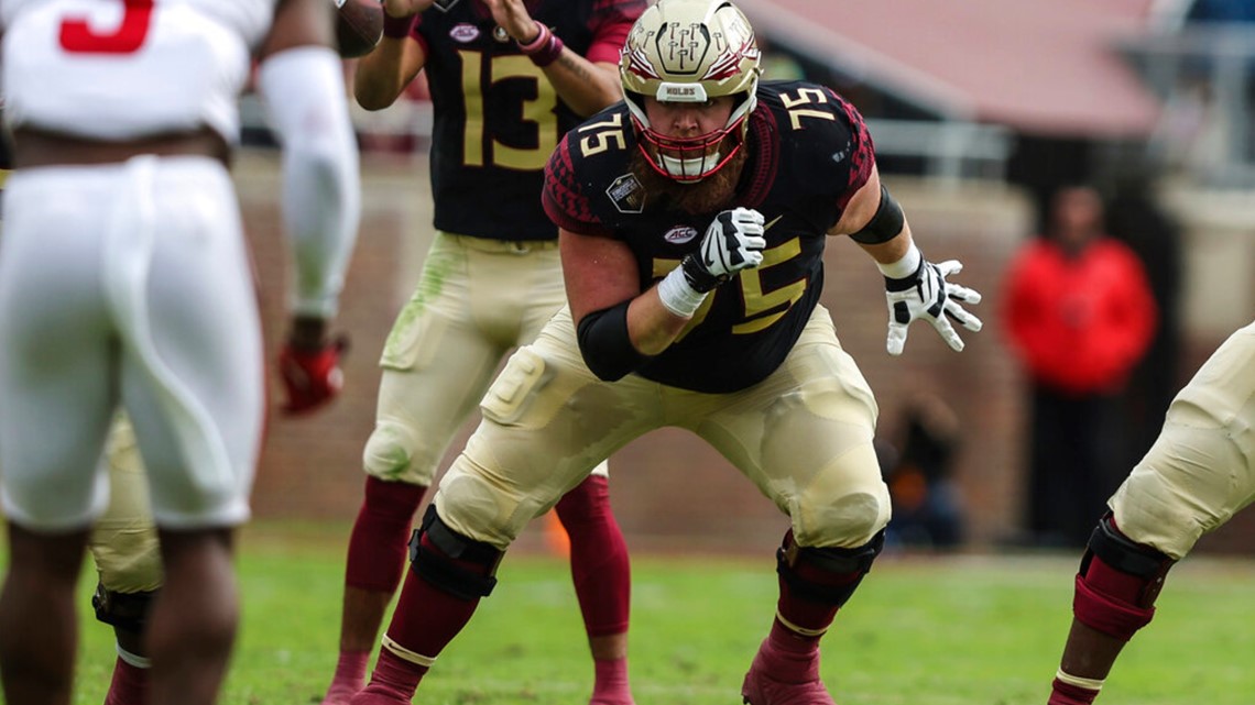 FSU offensive lineman Dillan Gibbons receives Wuerffel Trophy | wtsp.com