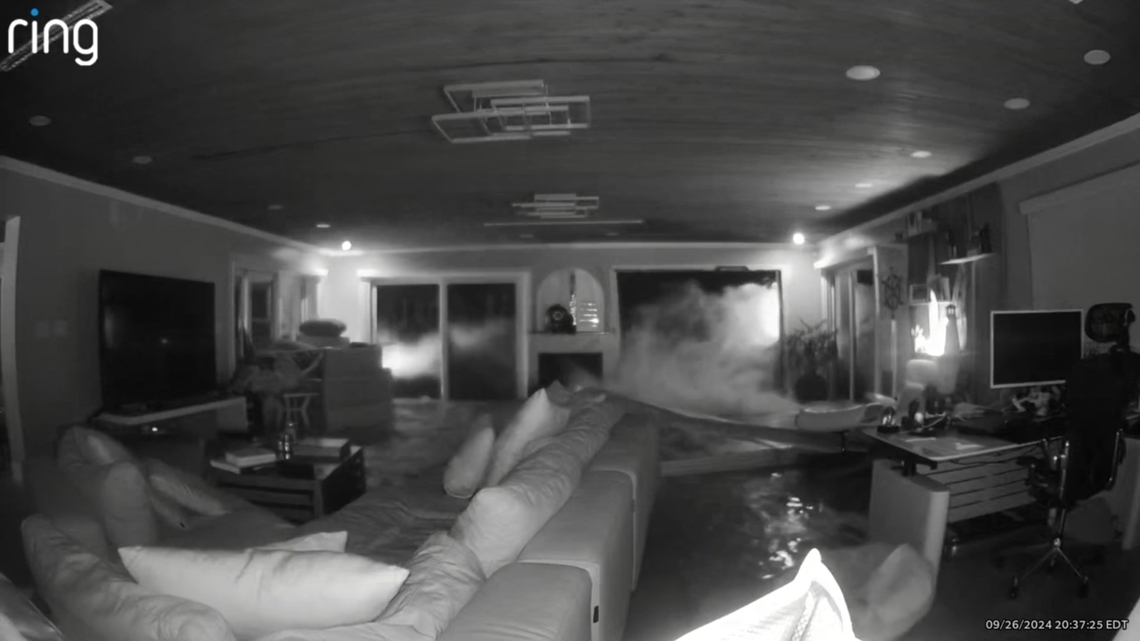 VIDEO: Water crashes into St. Pete home during Helene | wtsp.com