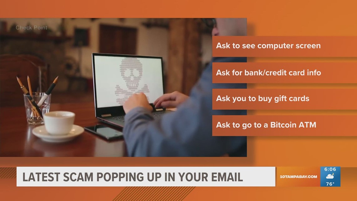Scam alert: Sarasota police warn of e-mail scam | wtsp.com
