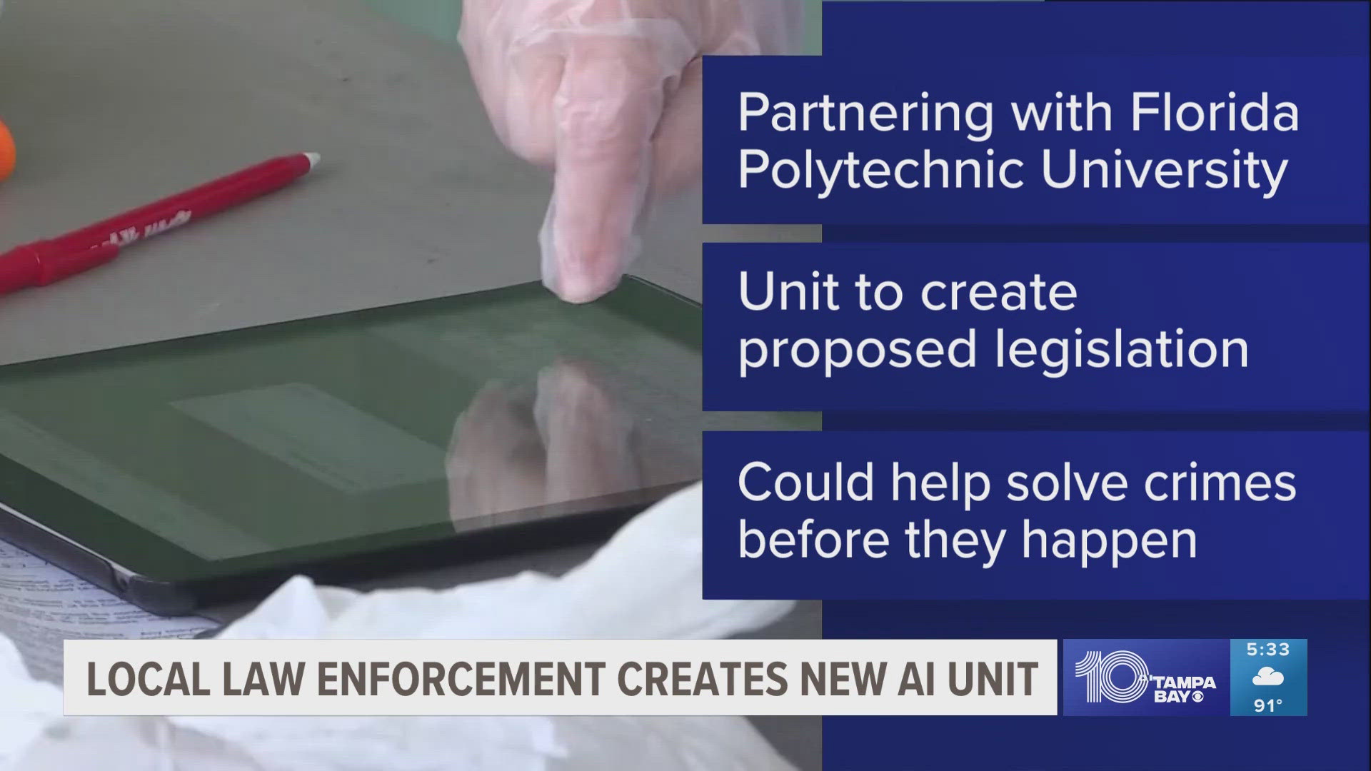Polk County Sheriff's Office to create AI lab | wtsp.com