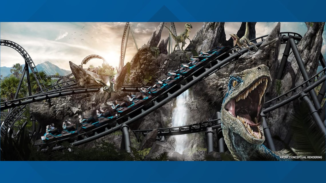 Sneak peek at Universal’s Jurassic World: VelociCoaster | wtsp.com