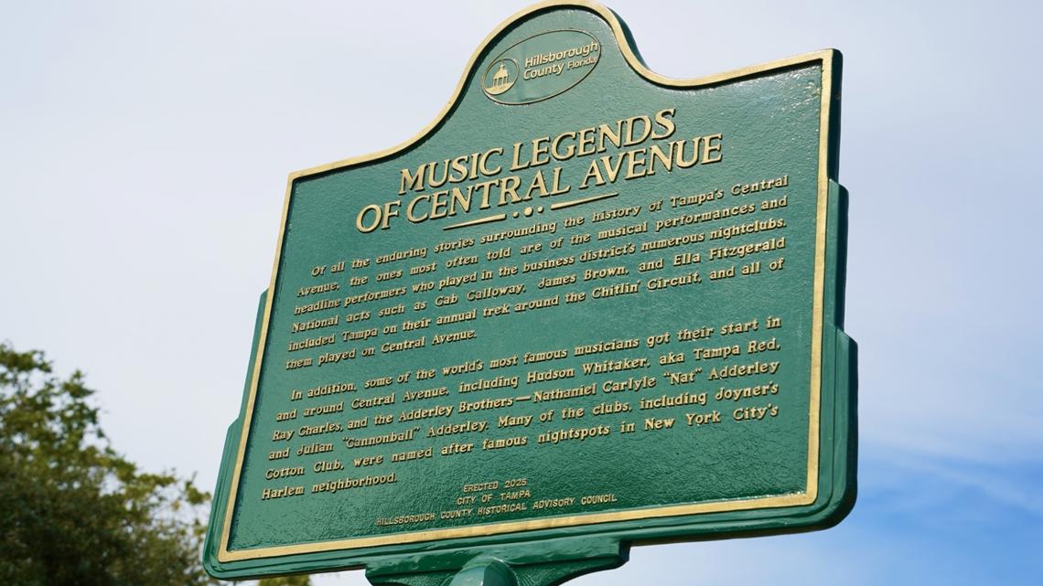 Tampa honors Ray Charles, other artists with new historical marker ...