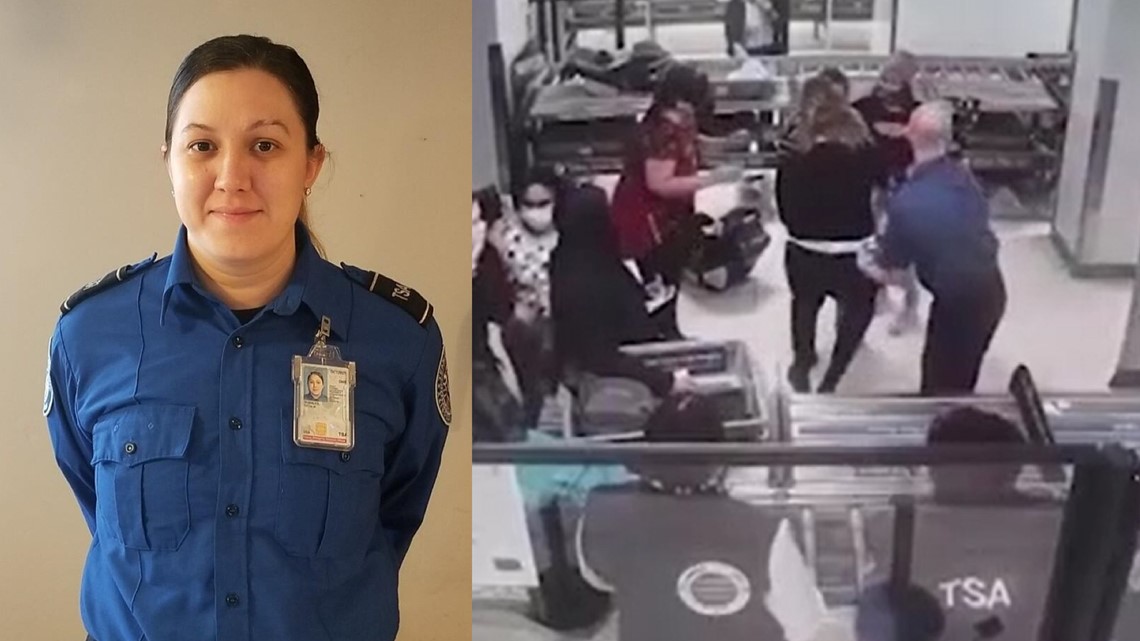 Rookie TSA agent saves a baby during busy holiday travel | wtsp.com