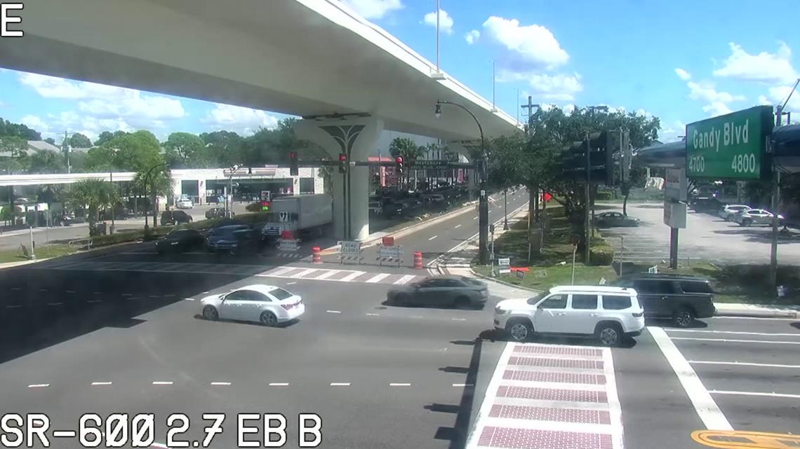 Gandy Boulevard shut down Monday due to hole in roadway | wtsp.com