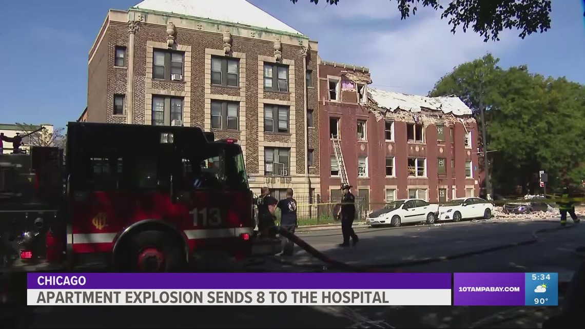 Chicago apartment building explosion: More injuries reported | wtsp.com