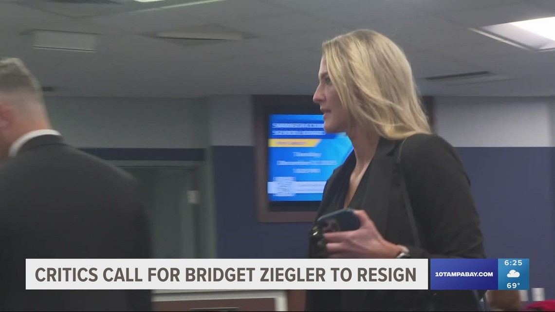 Sarasota School Board votes to recommend resignation of Bridget Ziegler ...