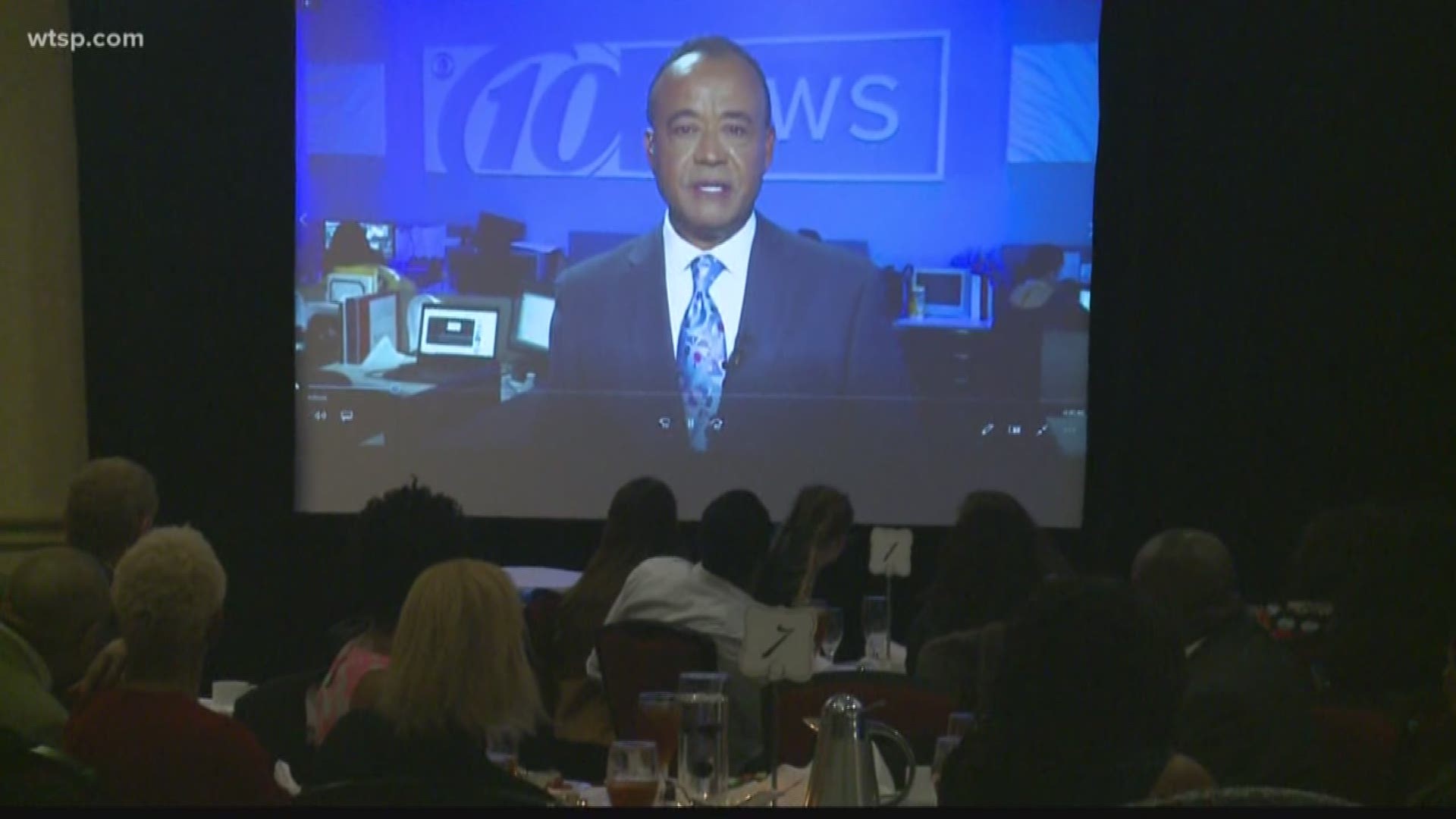 10News anchor Reginald Roundtree honored for work in journalism | wtsp.com