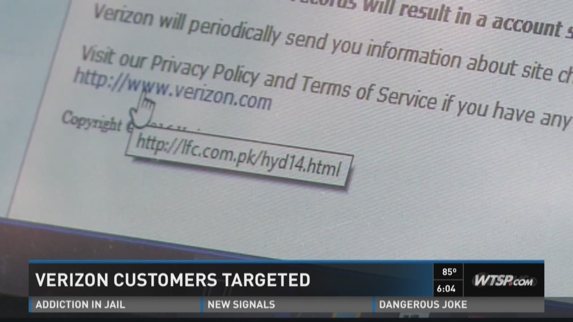 Verizon customer targeted by phishing scam | wtsp.com