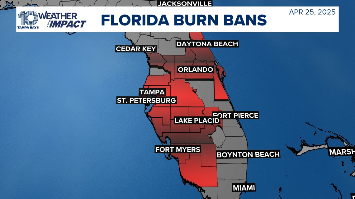 Severe Florida drought impacts Tampa Bay counties | wtsp.com