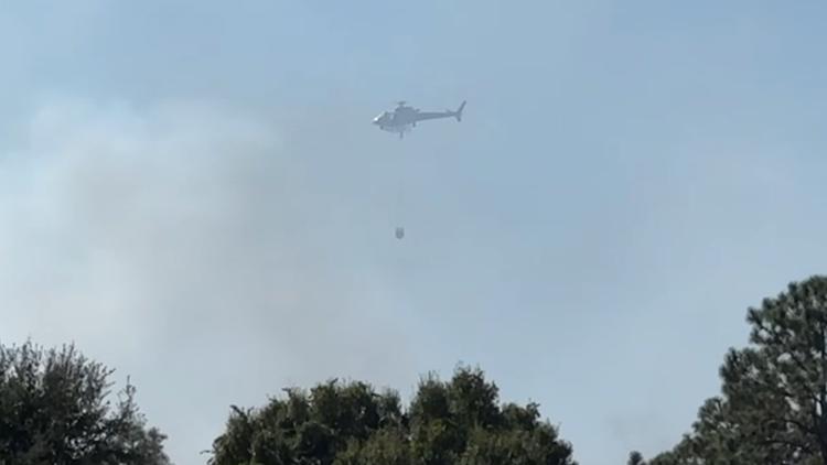 Fire rescue teams extinguish 12-acre brush fire in Triple Creek Nature ...