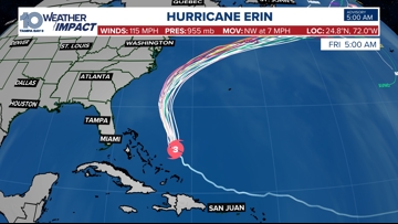 Hurricane Erin: Track, spaghetti models, forecast | wtsp.com