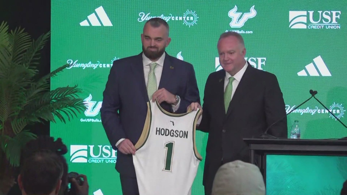 Bryan Hodgson makes debut as USF's new head men's basketball coach ...