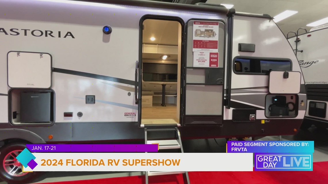 The 2024 Florida RV Supershow is back. This story sponsored by FRVTA ...