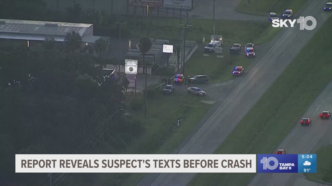 Report reveals texts driver sent moments before ramming into gentlemen ...