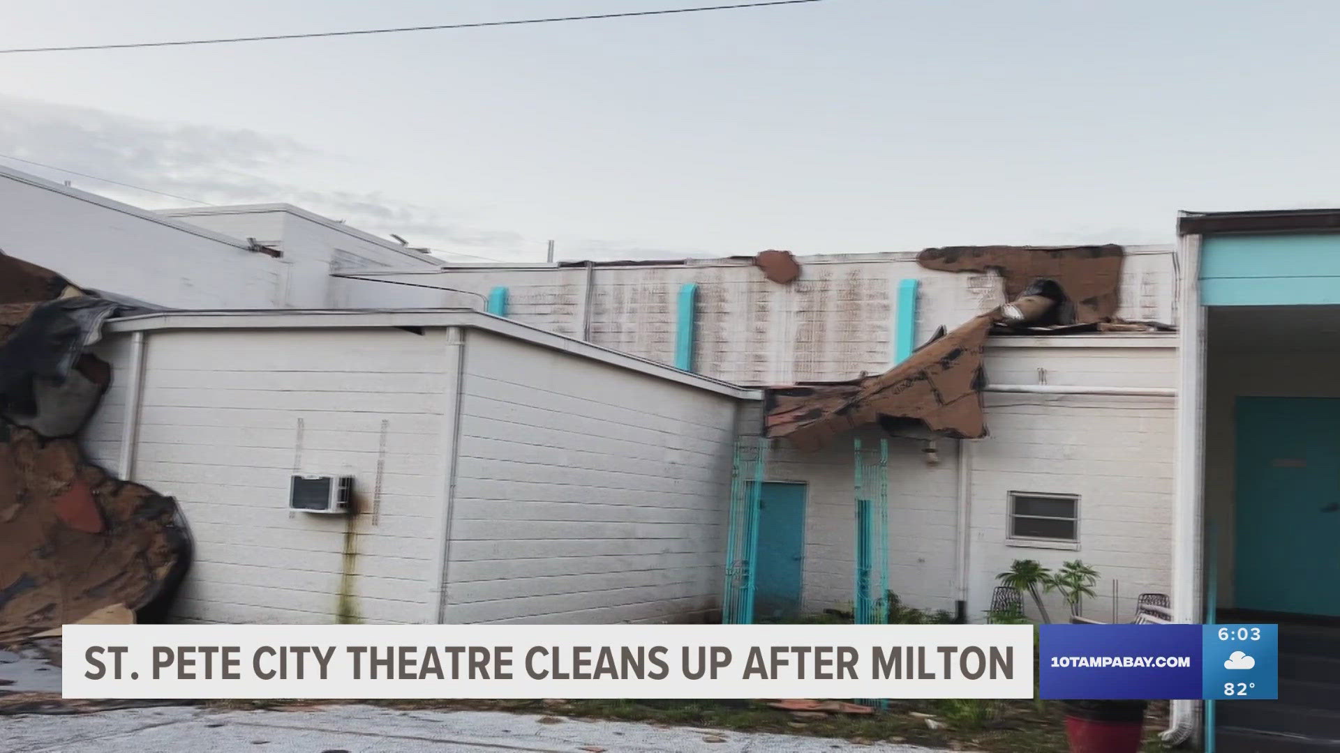 St. Pete City Theatre cleans up after Hurricane Milton | wtsp.com