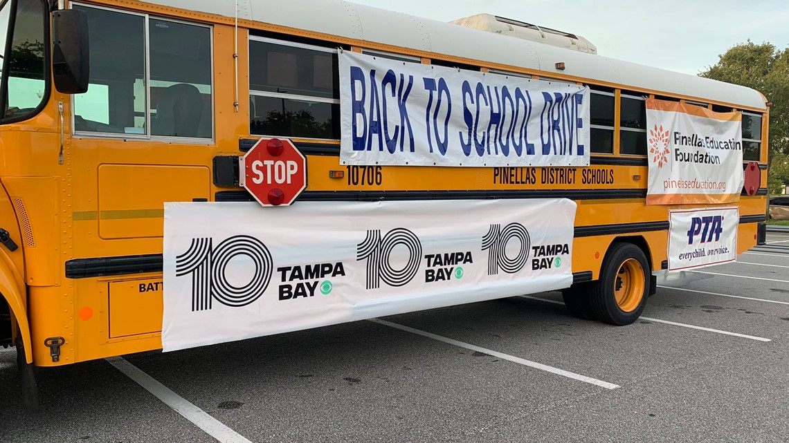 'Stuff the Bus' event collects schools supplies for kids in need | wtsp.com