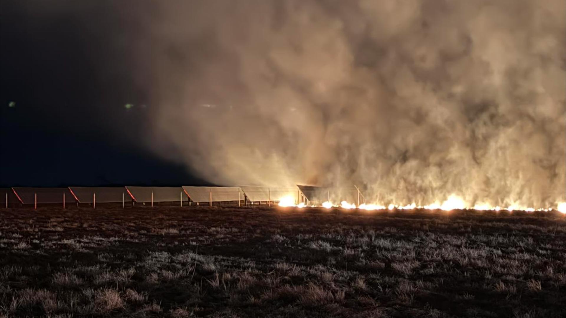 30-acre brush fire breaks out at Lake Placid solar farm | wtsp.com