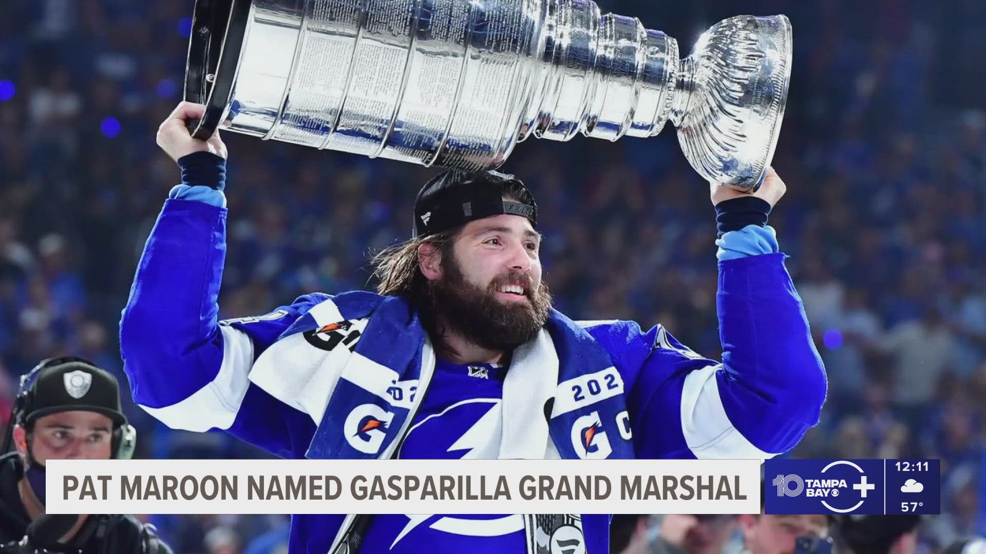 Pat Maroon named 2026 Gasparilla Pirate Fest Grand Marshal | wtsp.com