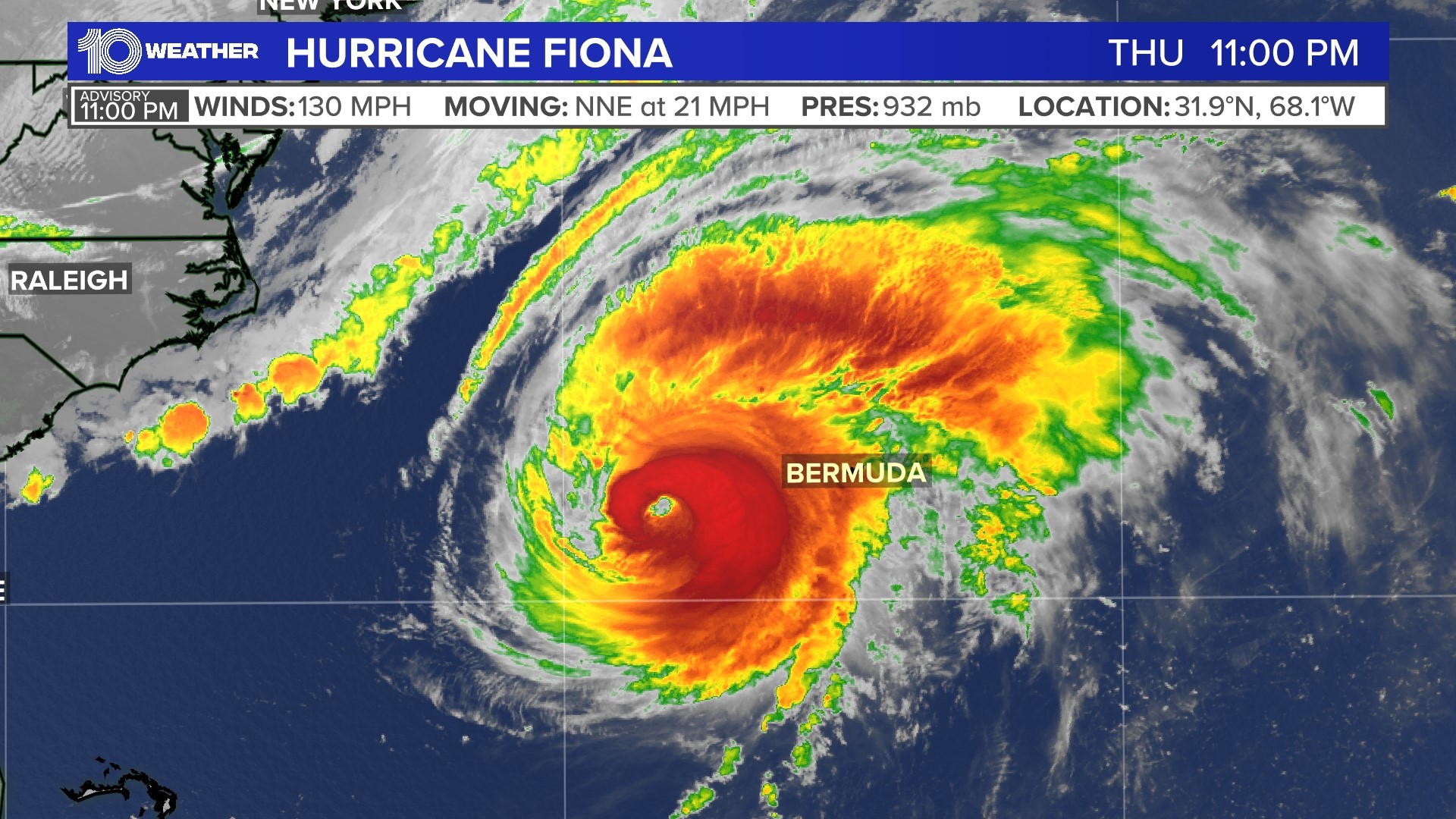 Hurricane Fiona becomes Category 4 storm, 1st major hurricane | wtsp.com